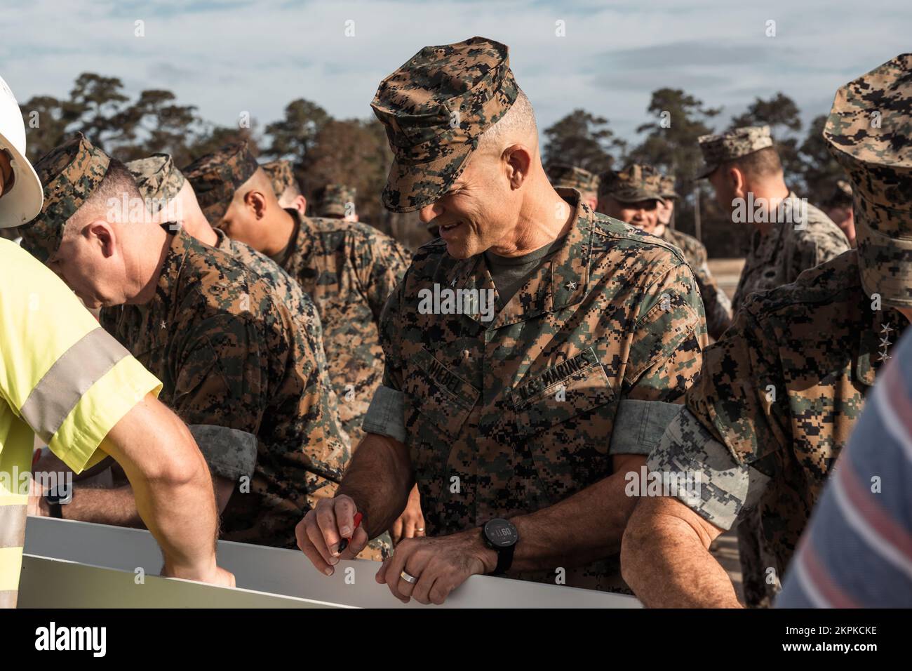 U.S. Marine Corps Brig. Gen. Andrew M. Niebel, commanding general ...