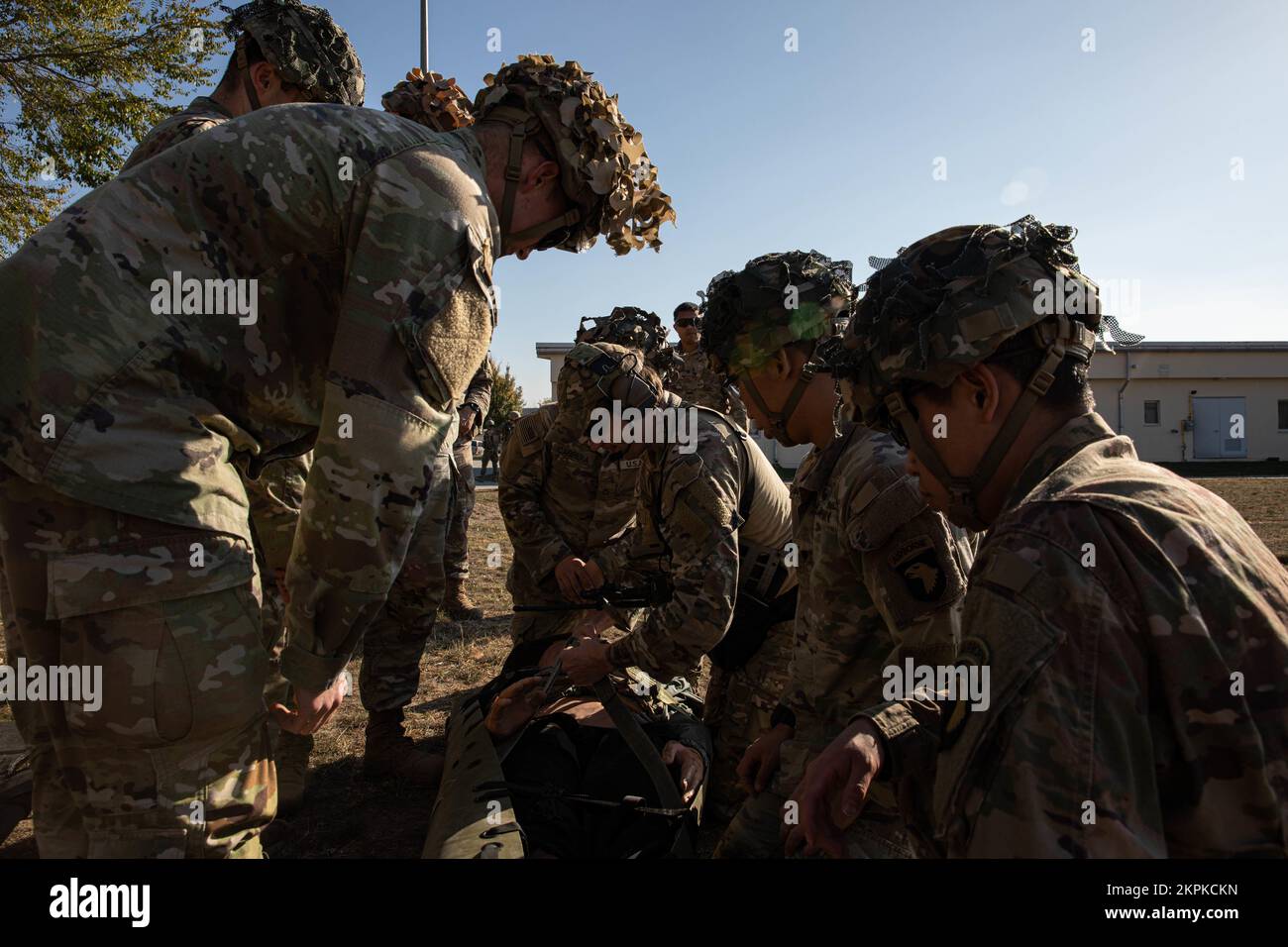 Soldiers assigned to Charlie Company, 526th Brigade Support Battalion ...