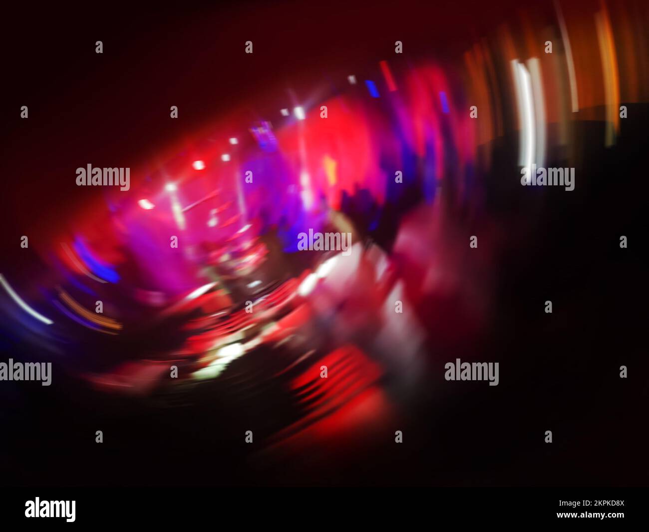 Crowd on night club concert blur bokeh. Crowd is dancing and having fun ...