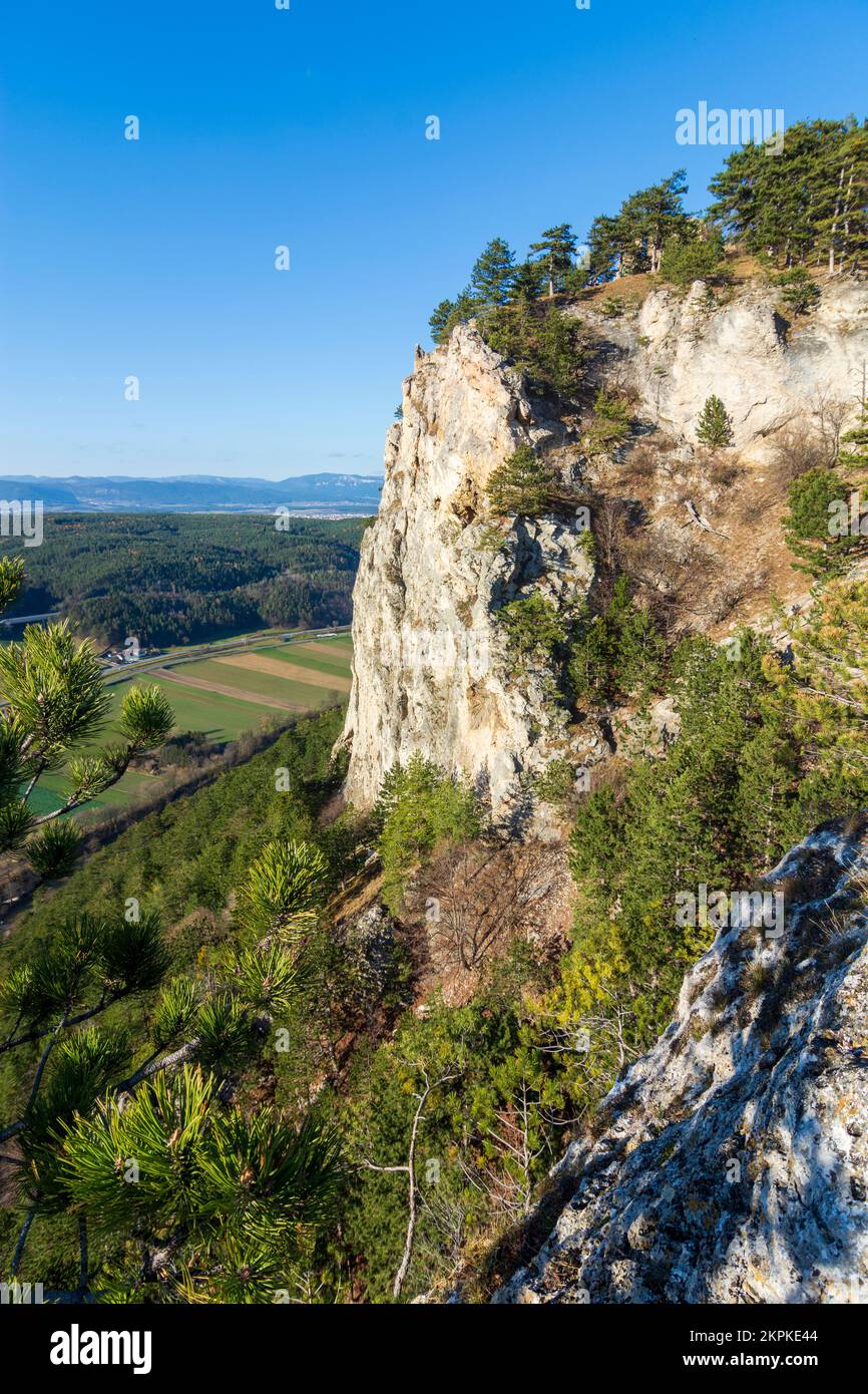 Scheiblingkirchen-Thernberg: artificial ruine Türkensturz, river Pitten ...