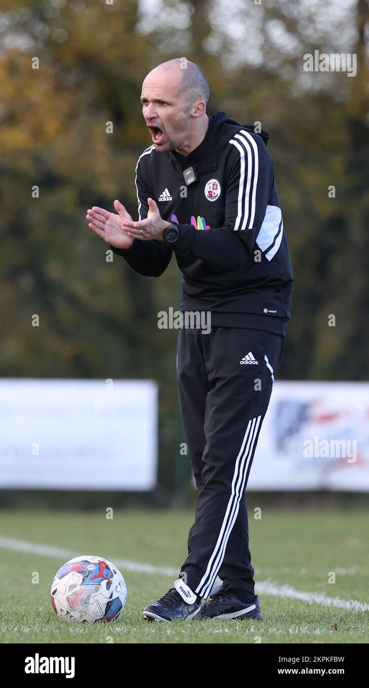 Southwater, UK. 28th Nov, 2022. Crawley Town Football Club's newly ...
