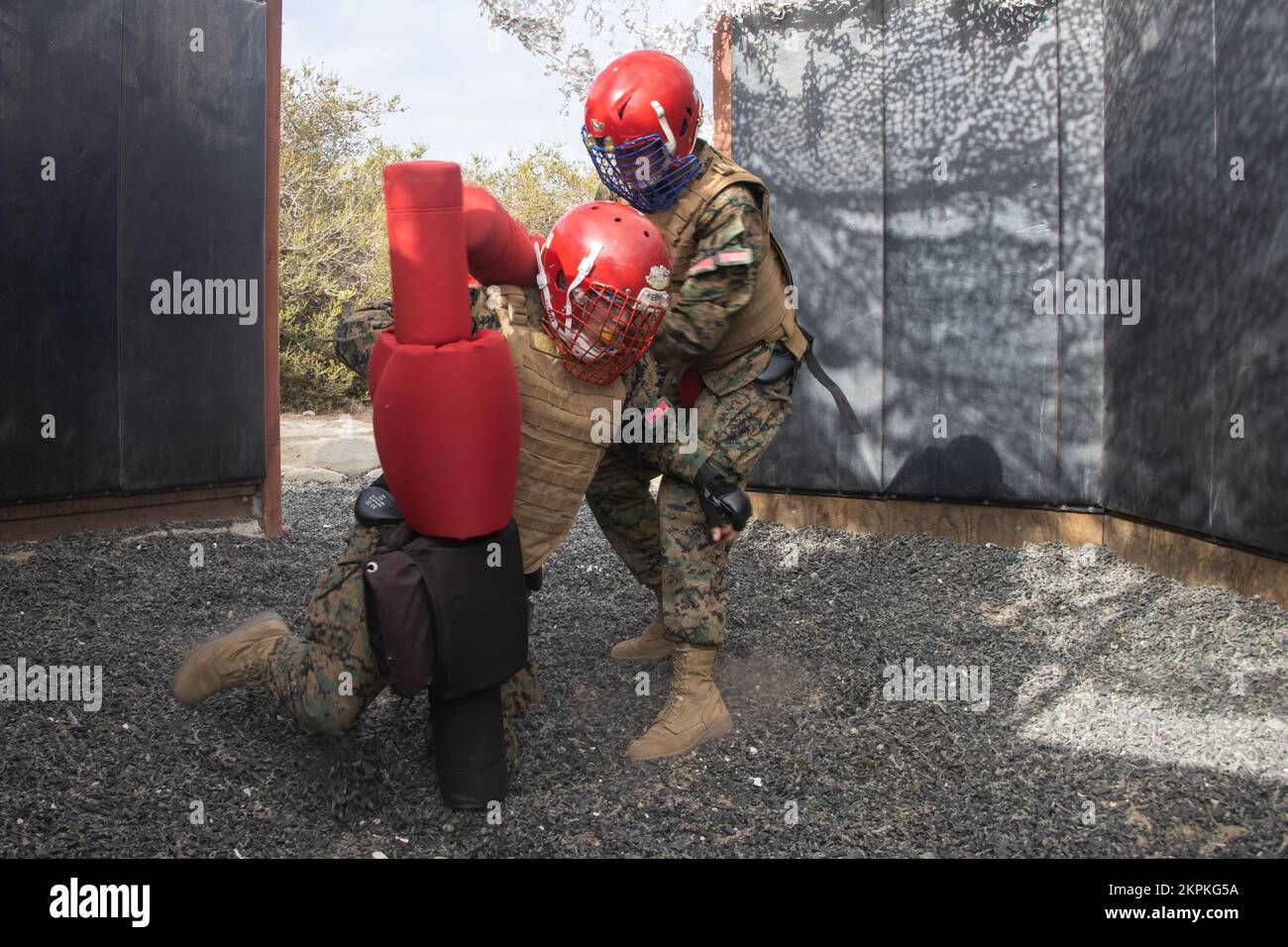 U.S. Marine Corps recruits with Charlie Company, 1st Recruit Training ...