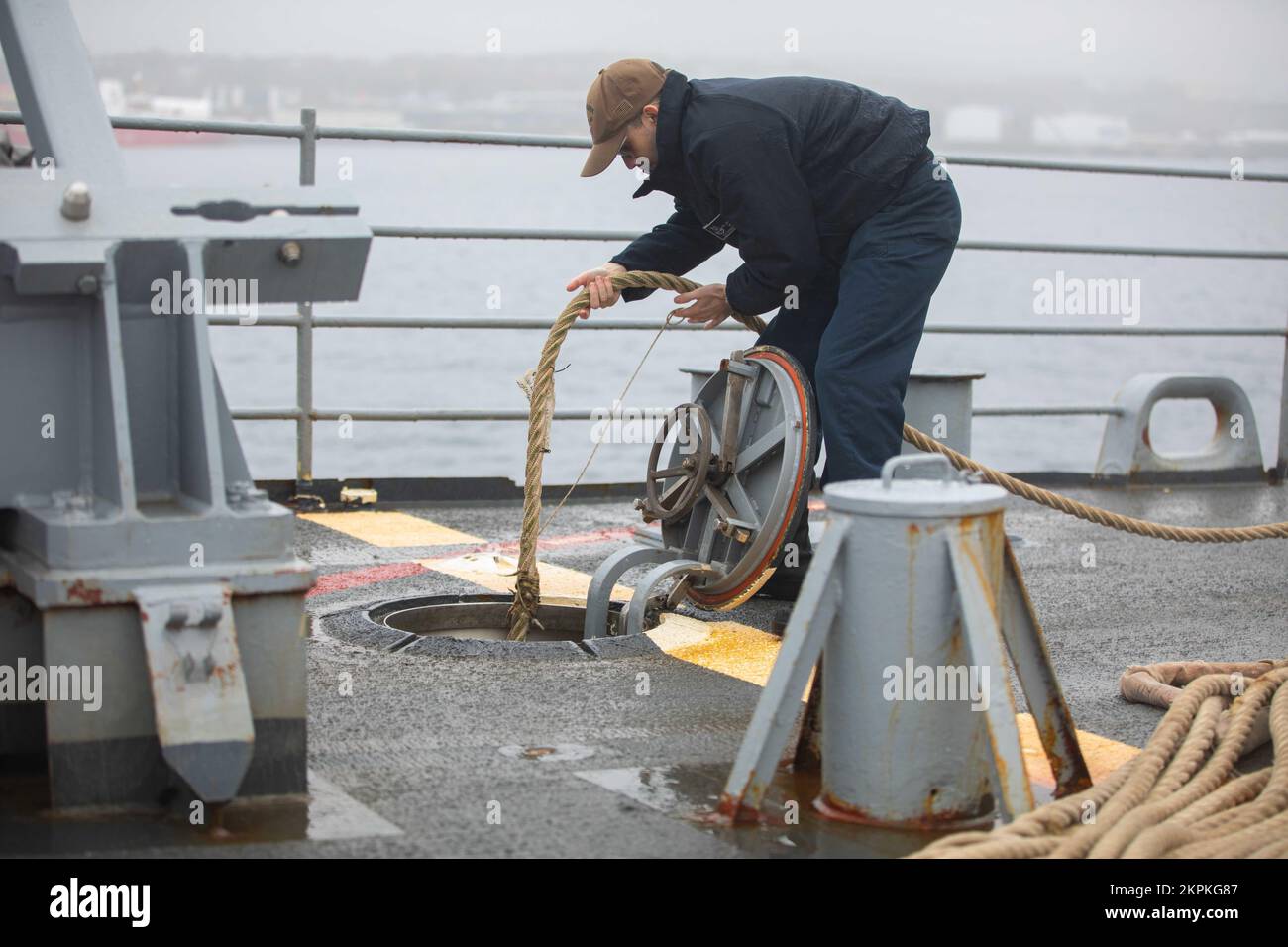Sonar Technician (Surface) 3rd Class Jacob Lindquist, assigned to the ...
