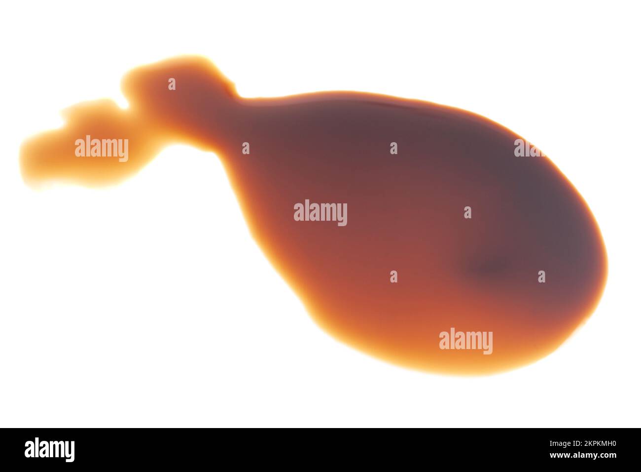 puddle of engine oil isolated on white background Stock Photo - Alamy