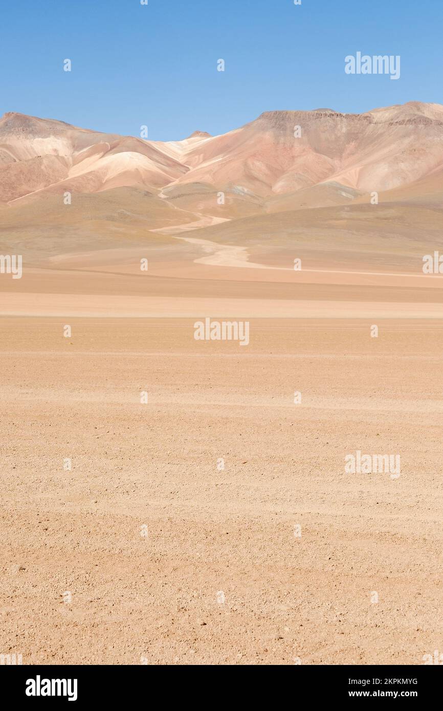 Bolivian High Plains landscape, Potosi Department, Bolivia Stock Photo ...