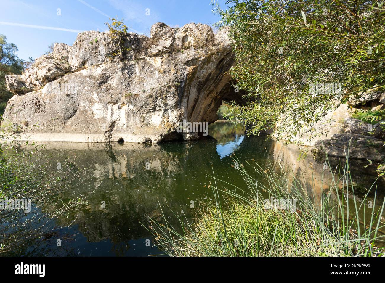 Amazing Landscape of Vit river, passing near village of Aglen, Lovech ...