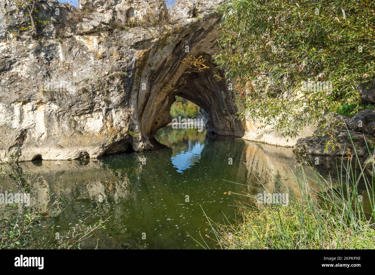 Amazing Landscape of Vit river, passing near village of Aglen, Lovech ...
