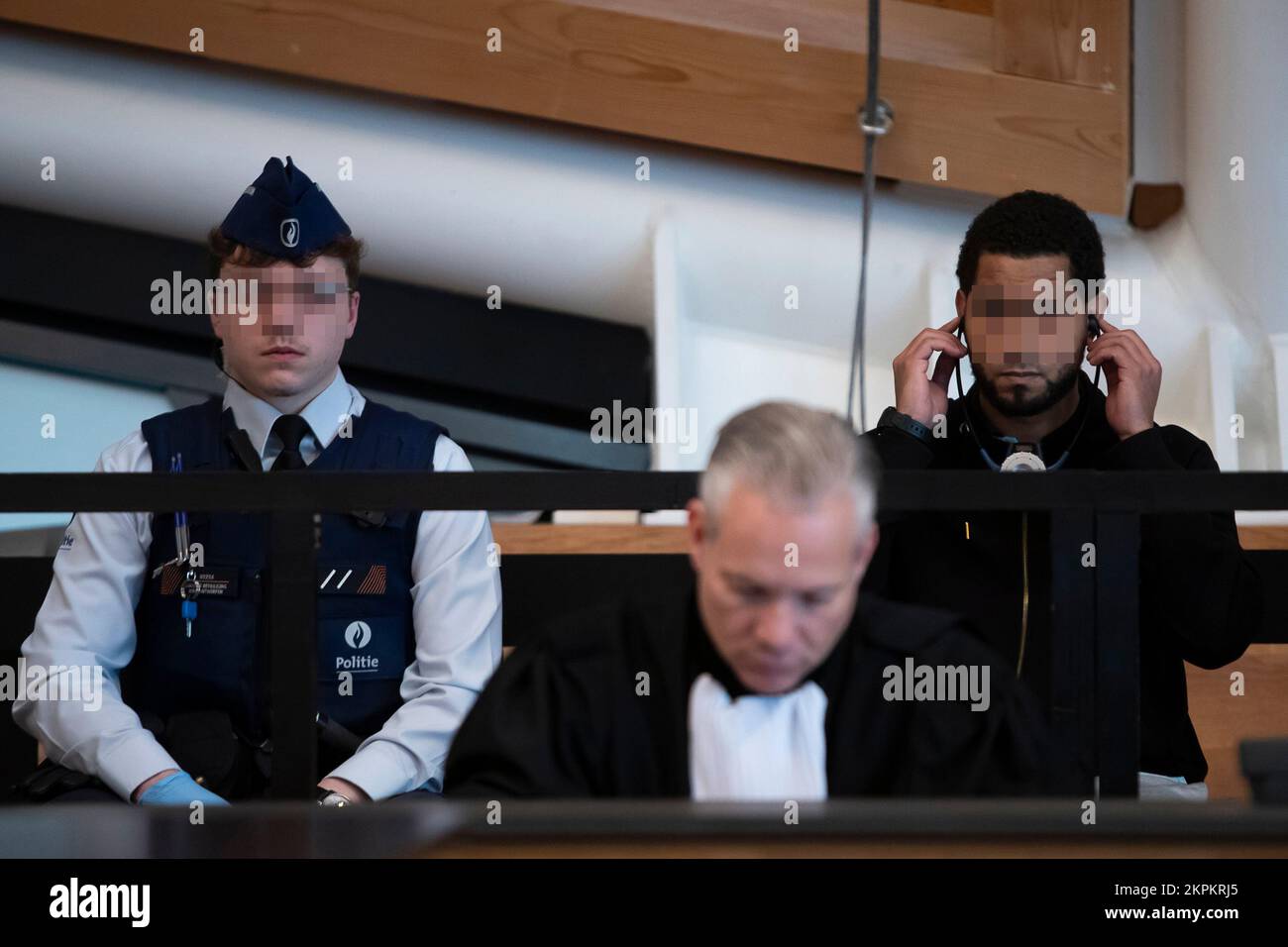 The accused Bryan Reyes Del Rosario pictured during the jury ...