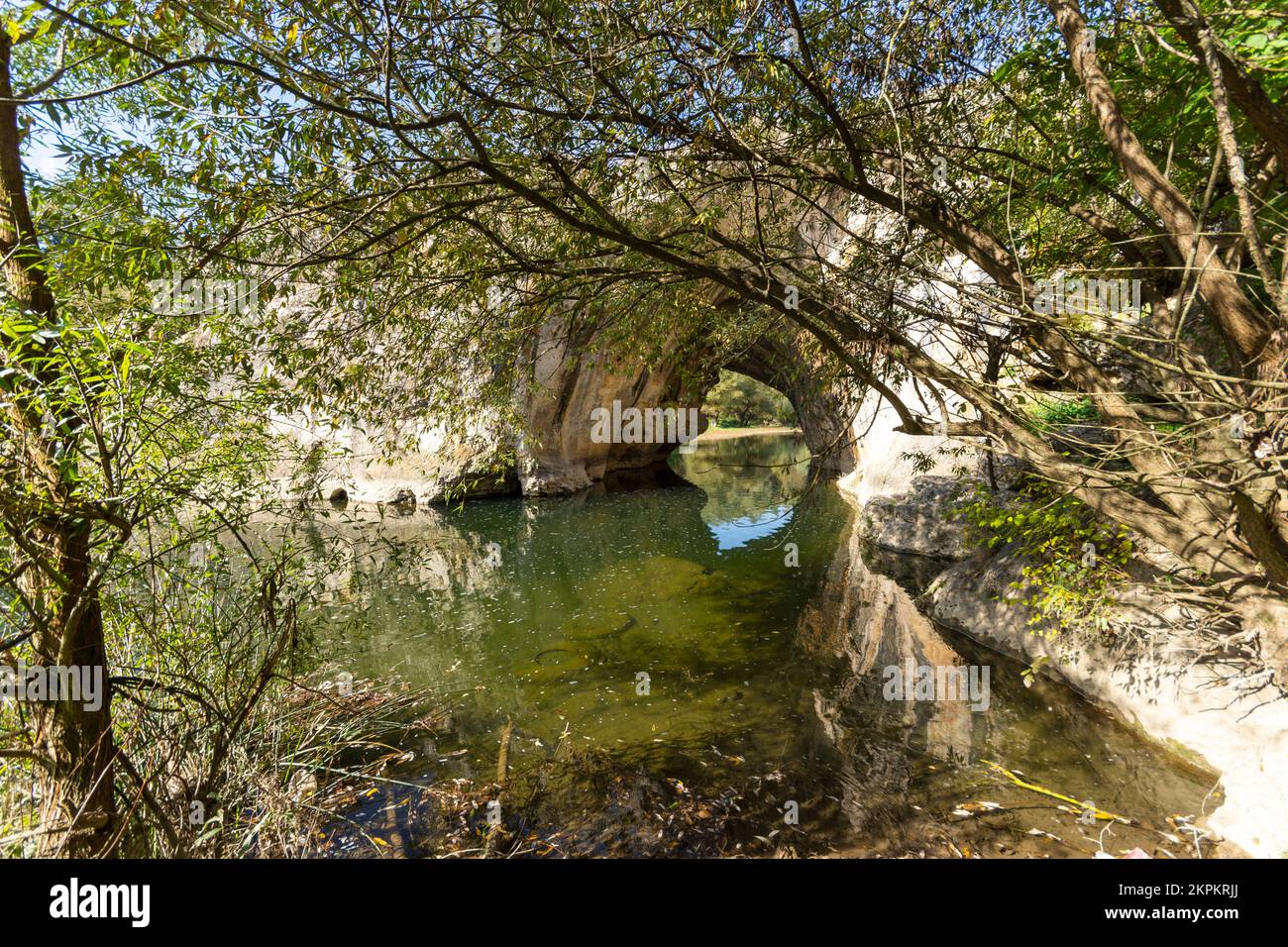 Amazing Landscape of Vit river, passing near village of Aglen, Lovech ...