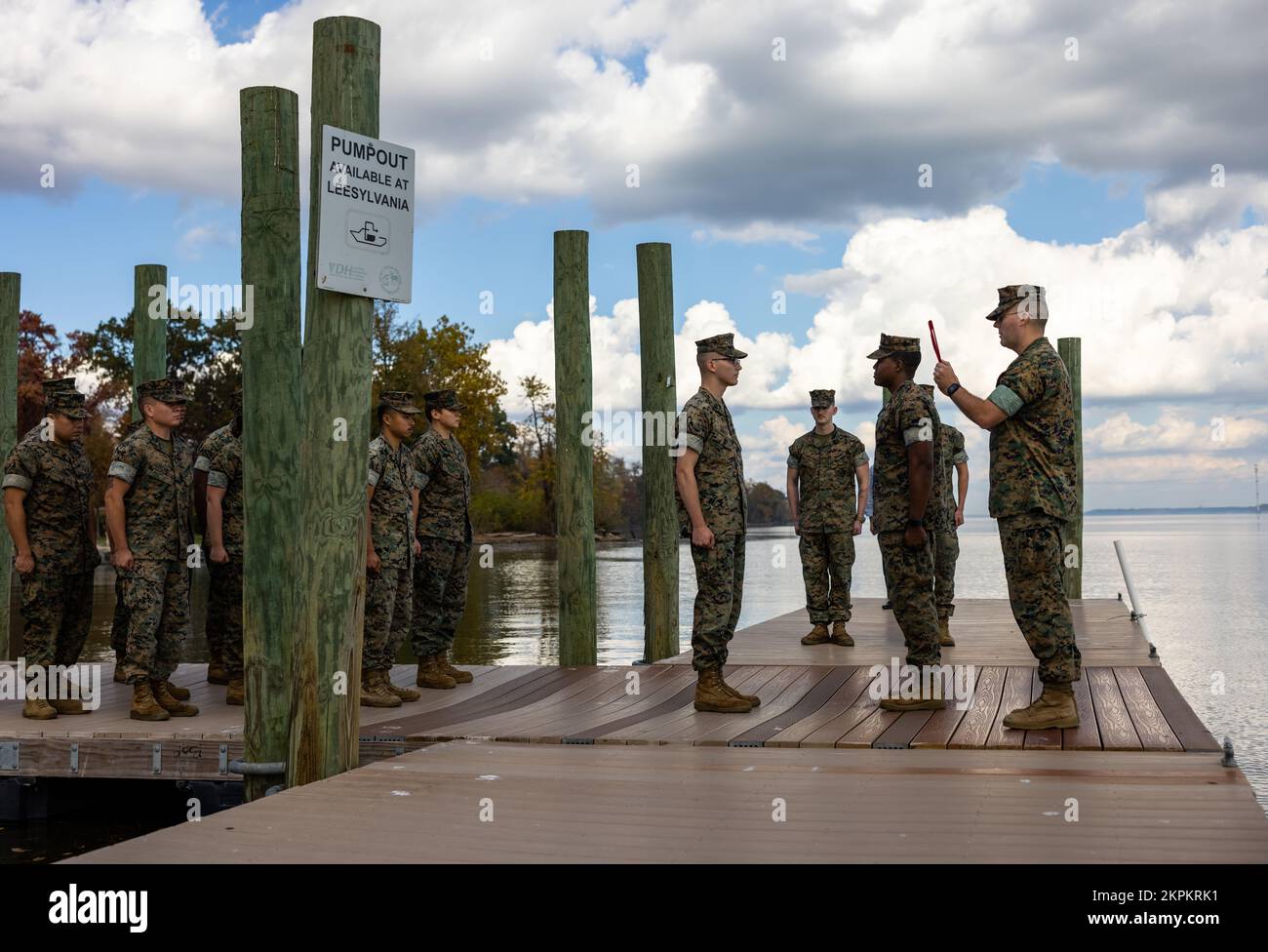 U.S. Marine Corps Cpl. Keegan Bailey, a combat graphics specialist with ...