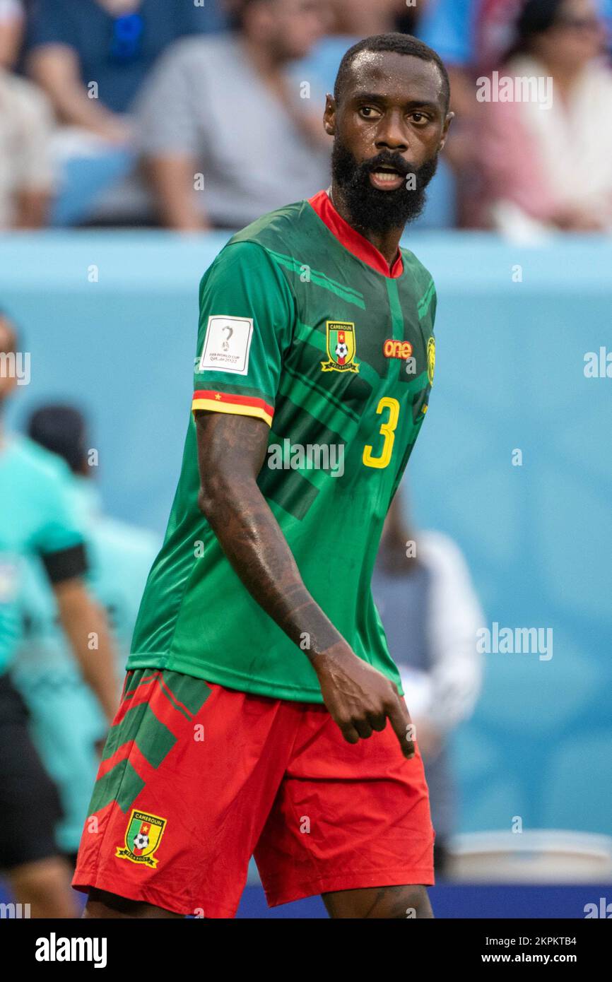 Nicolas Nkoulou of Cameroon during the FIFA World Cup Qatar 2022 Group ...