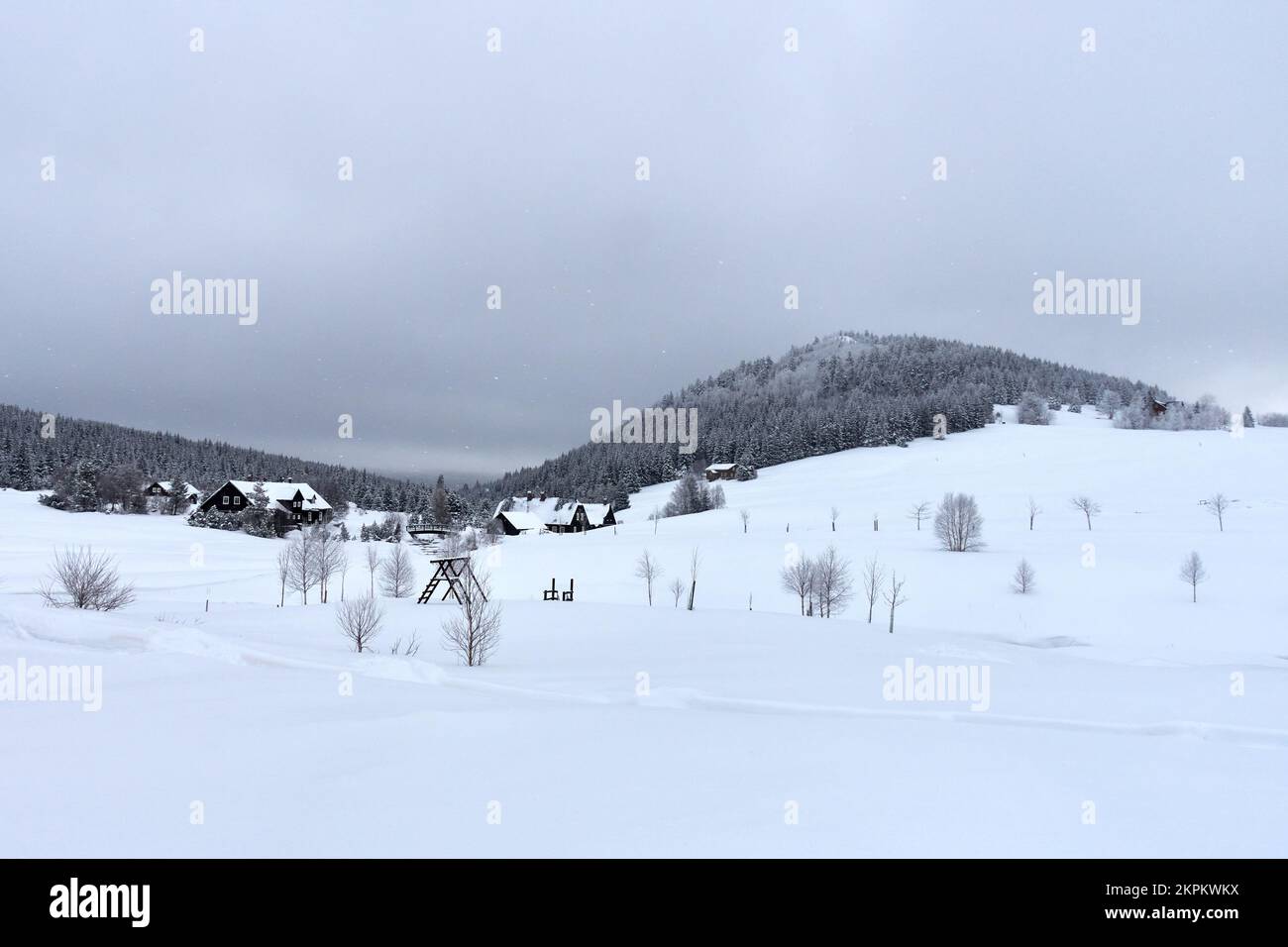 The village of Jizerka and the Bukovec mountain (CTK Photo/Marek Spilka ...
