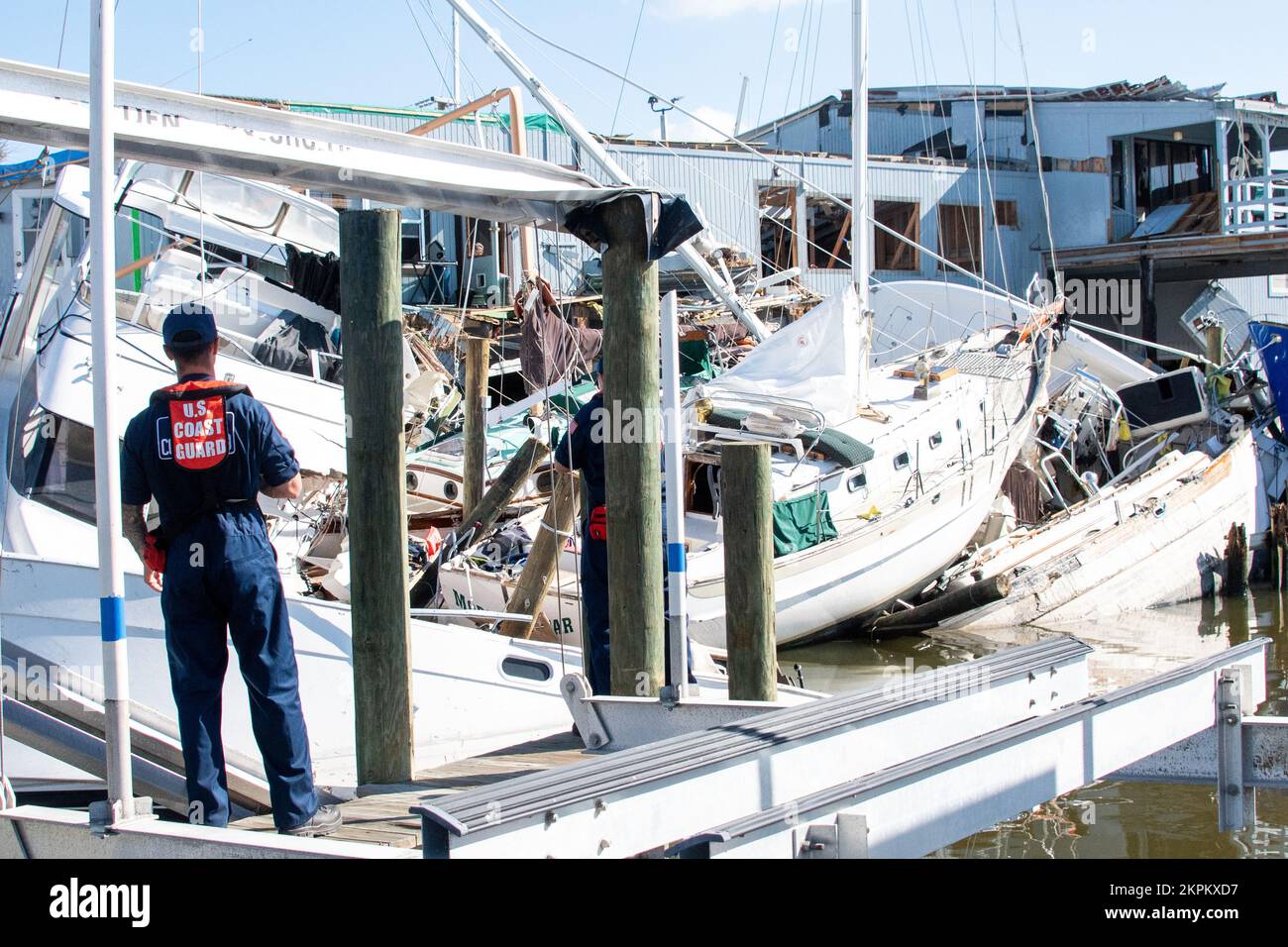 Coast Guard Pacific Strike team member Petty Officer 2nd Class C.J ...