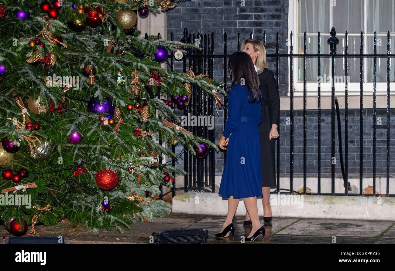 London, England, UK. 28th Nov, 2022. UK First Lady AKSHATA MURTHY and ...