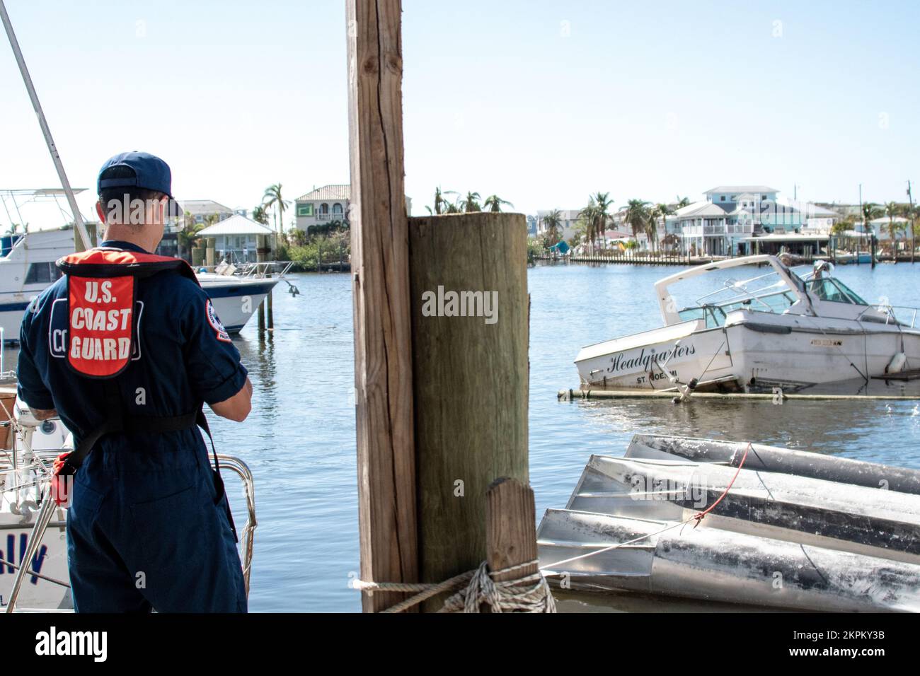 Coast Guard Pacific Strike team member Petty Officer 2nd Class C.J ...