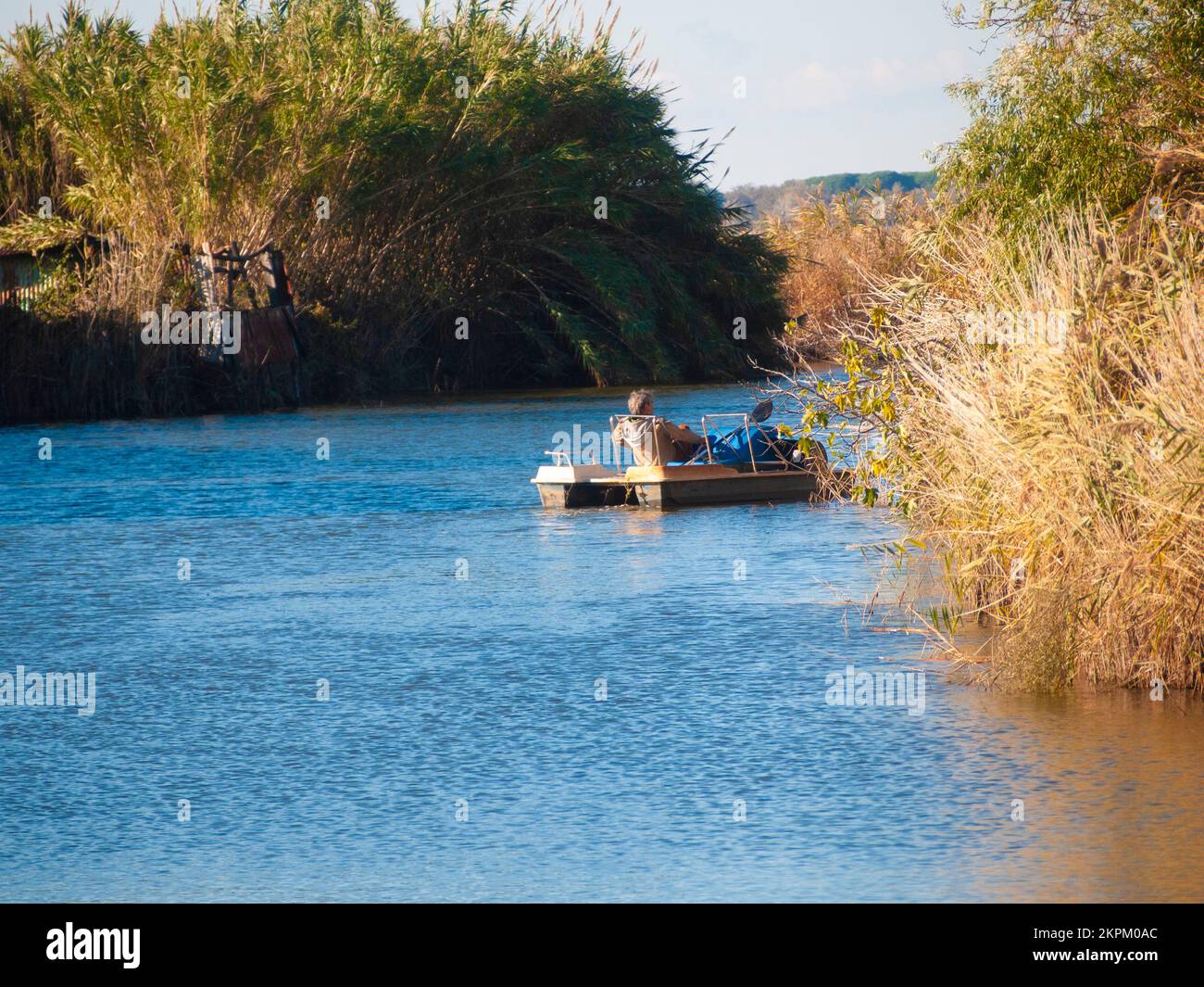 Italy, Tuscany, Lucca district, the Massaciuccoli lake and oasis Stock ...
