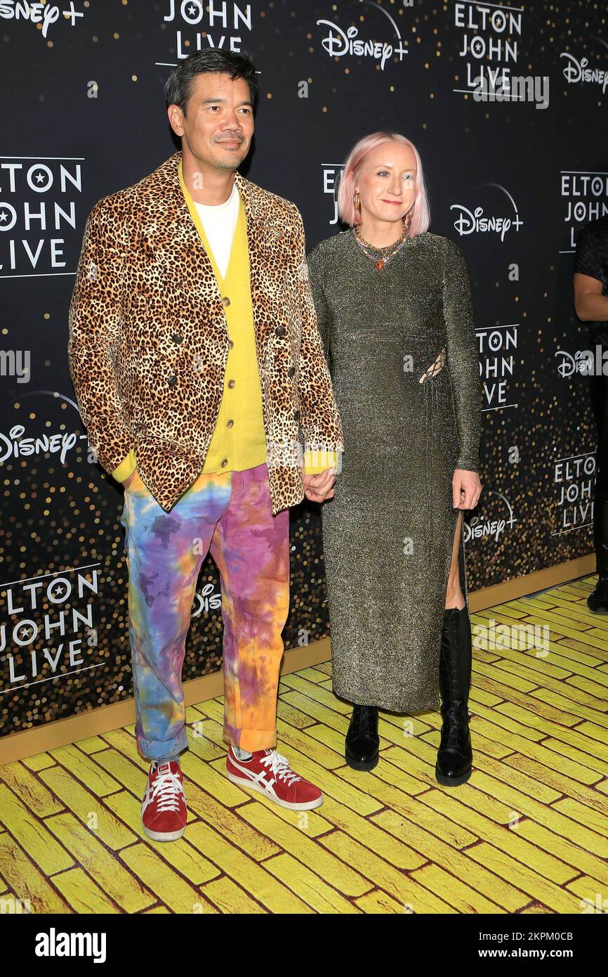 Destin Daniel Cretton, Nicola Chapman in attendance for Elton John Live ...