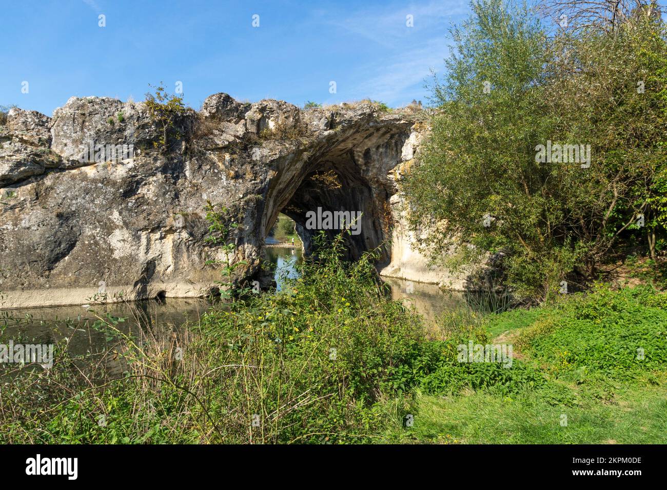 Amazing Landscape of Vit river, passing near village of Aglen, Lovech ...
