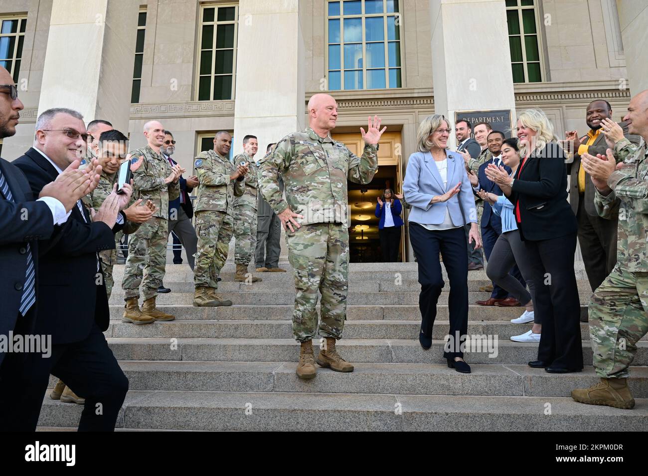 Chief of Space Operations Gen. John W. “Jay” Raymond and Mollie Raymond ...