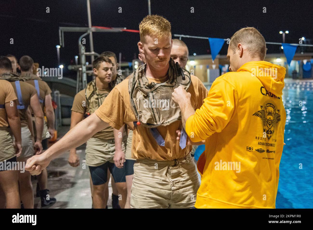 Navy students take part in High Risk Training to prepare them for ...