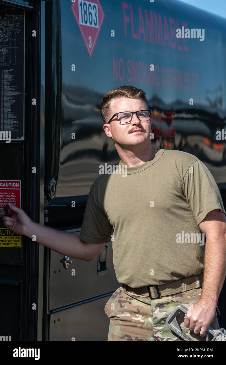 U.S. Air Force Senior Airman Matthew Detloff, 99th Logistics Readiness ...