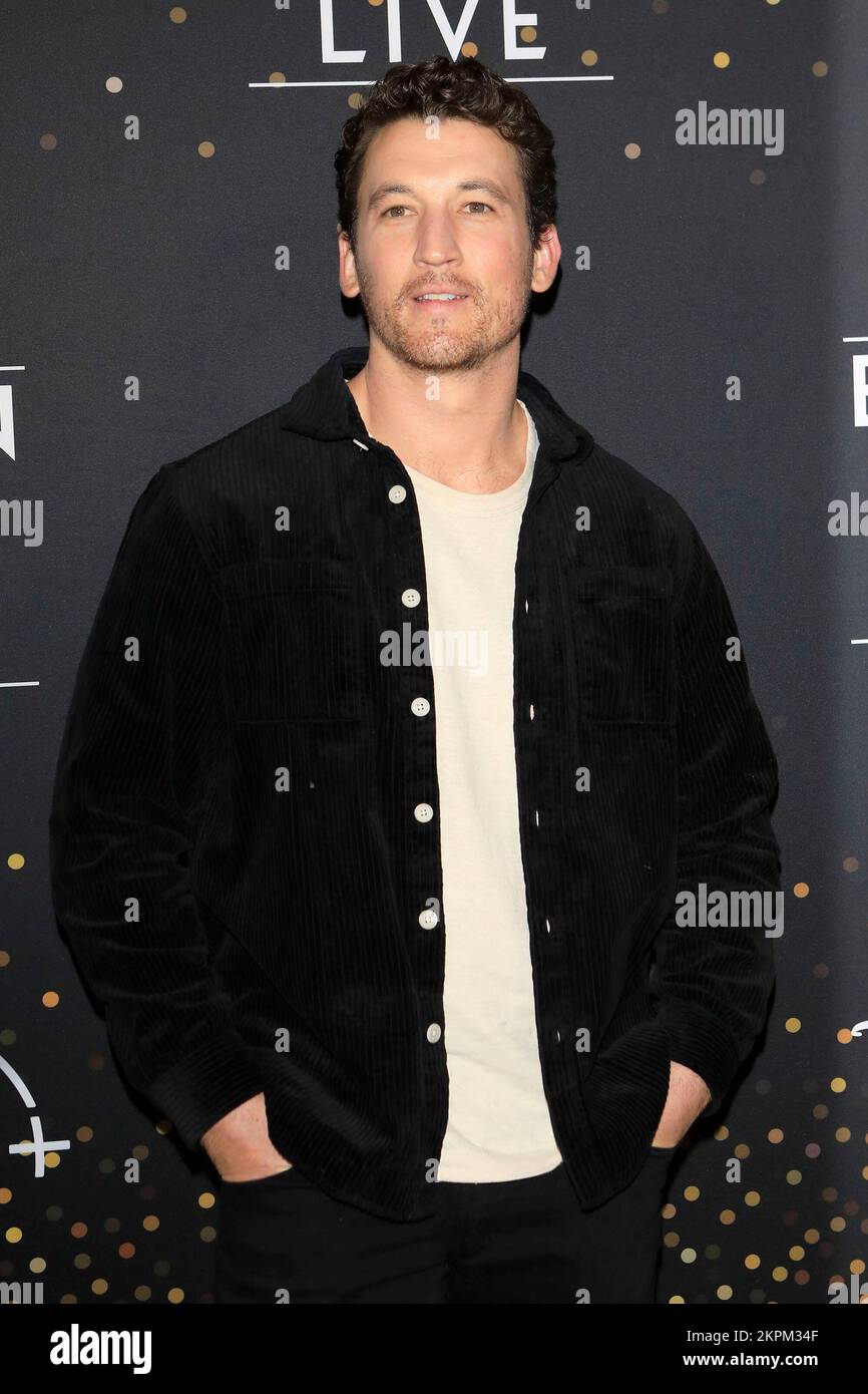 Los Angeles, CA. 20th Nov, 2022. Miles Teller in attendance for Elton ...