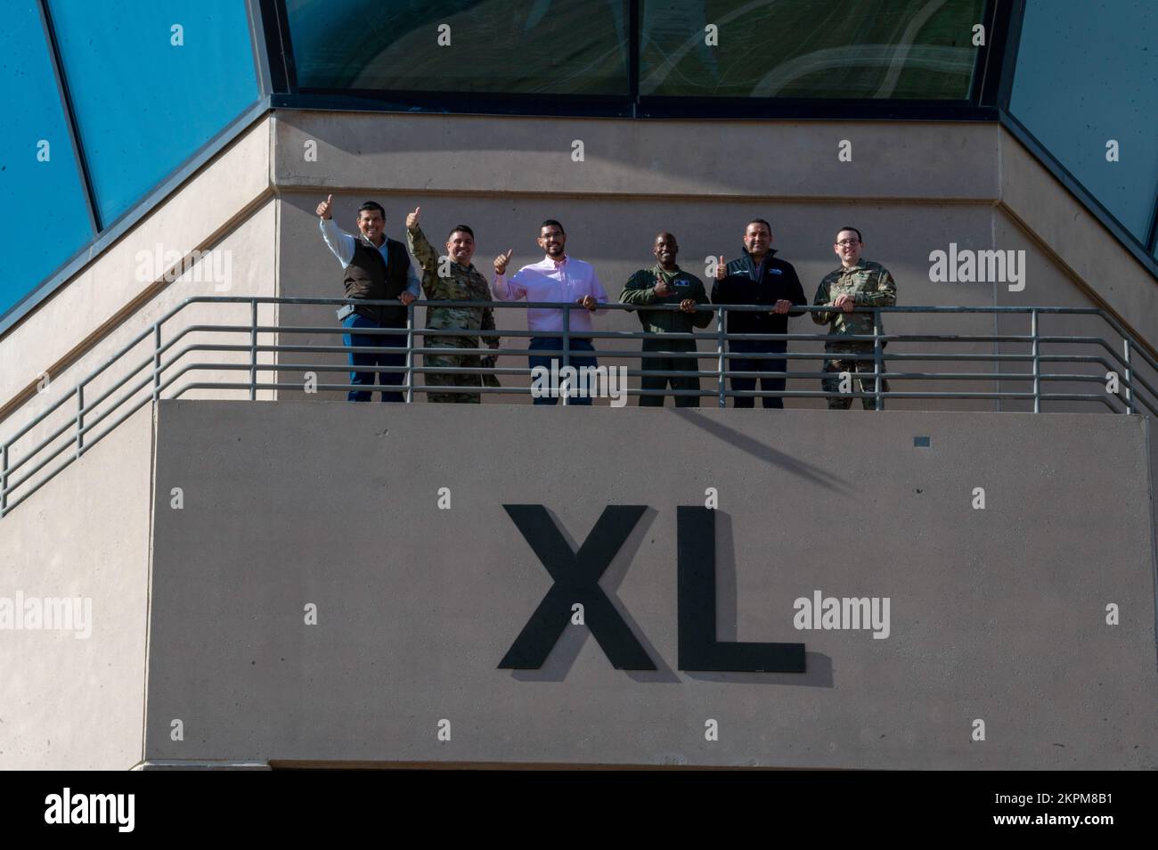 Laughlin leadership and distinguished visitors from Del Rio, Texas, and ...