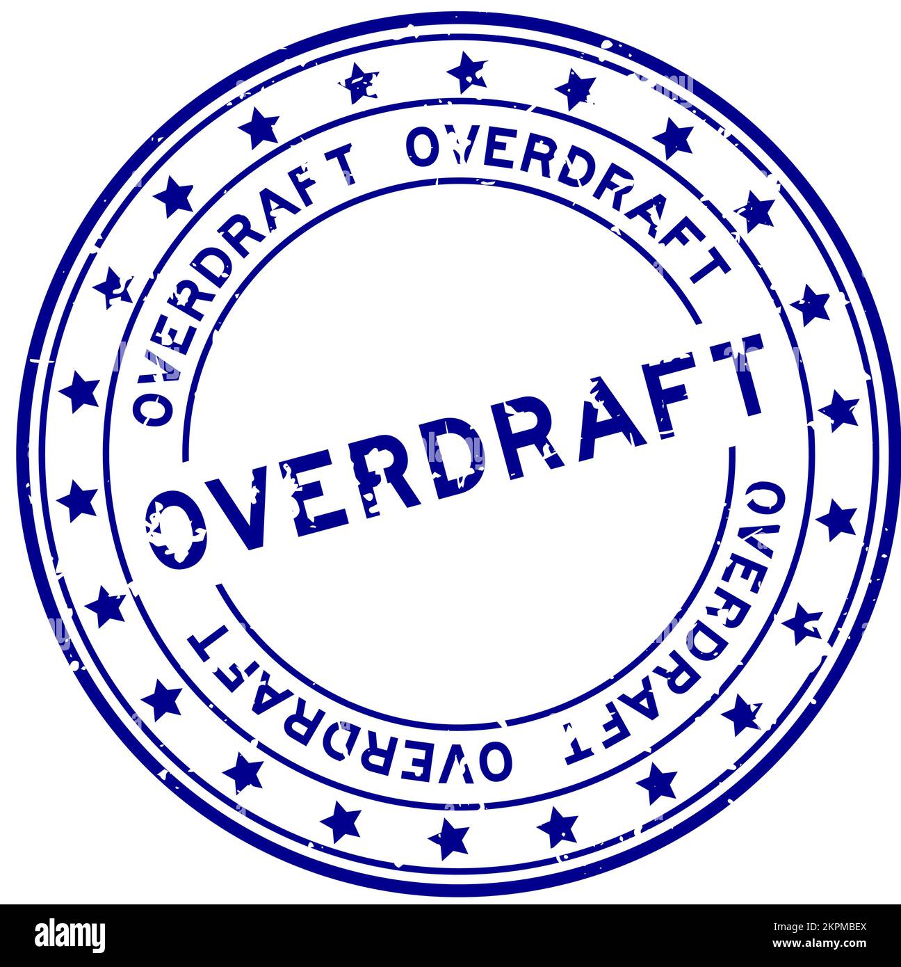 Overdraft stamp Stock Vector Images - Alamy