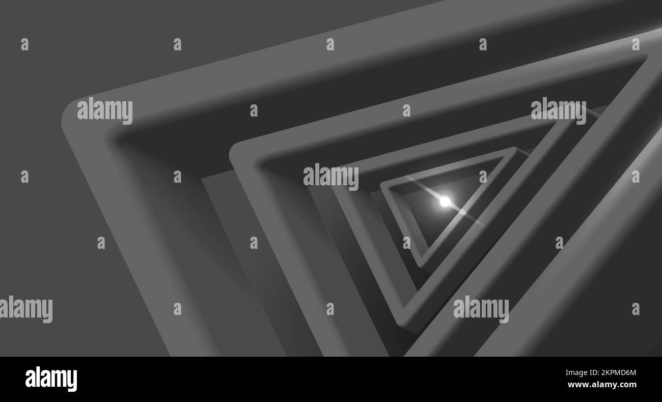 Triangles in empty space Stock Vector Images - Alamy
