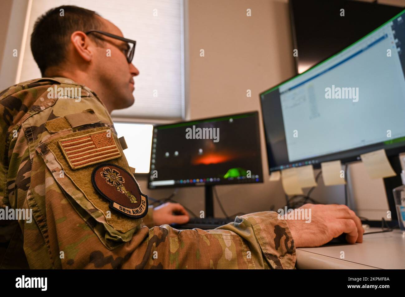 Senior Airman Richard Radtkin, 58th Airlift Squadron Squadron Aviation Resource Management (SARM ...