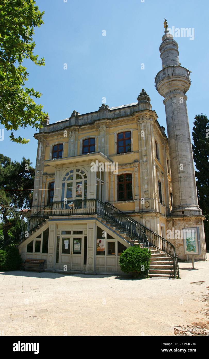 Located in the Buyukada district of Turkey, the Hamidiye Mosque was ...