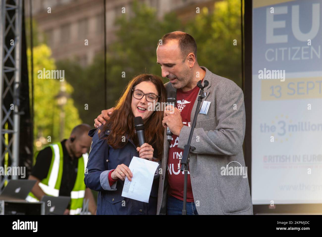 Joan Pons Laplan (nurse and the3million activist) speaking at a EU ...