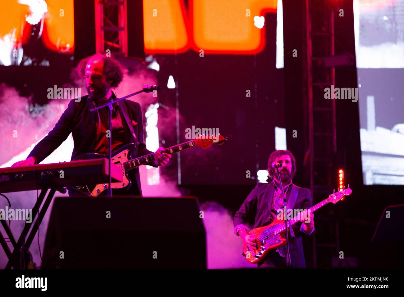 Spanish band 'Cristina y Los Subterraneos' perform during the comeback ...