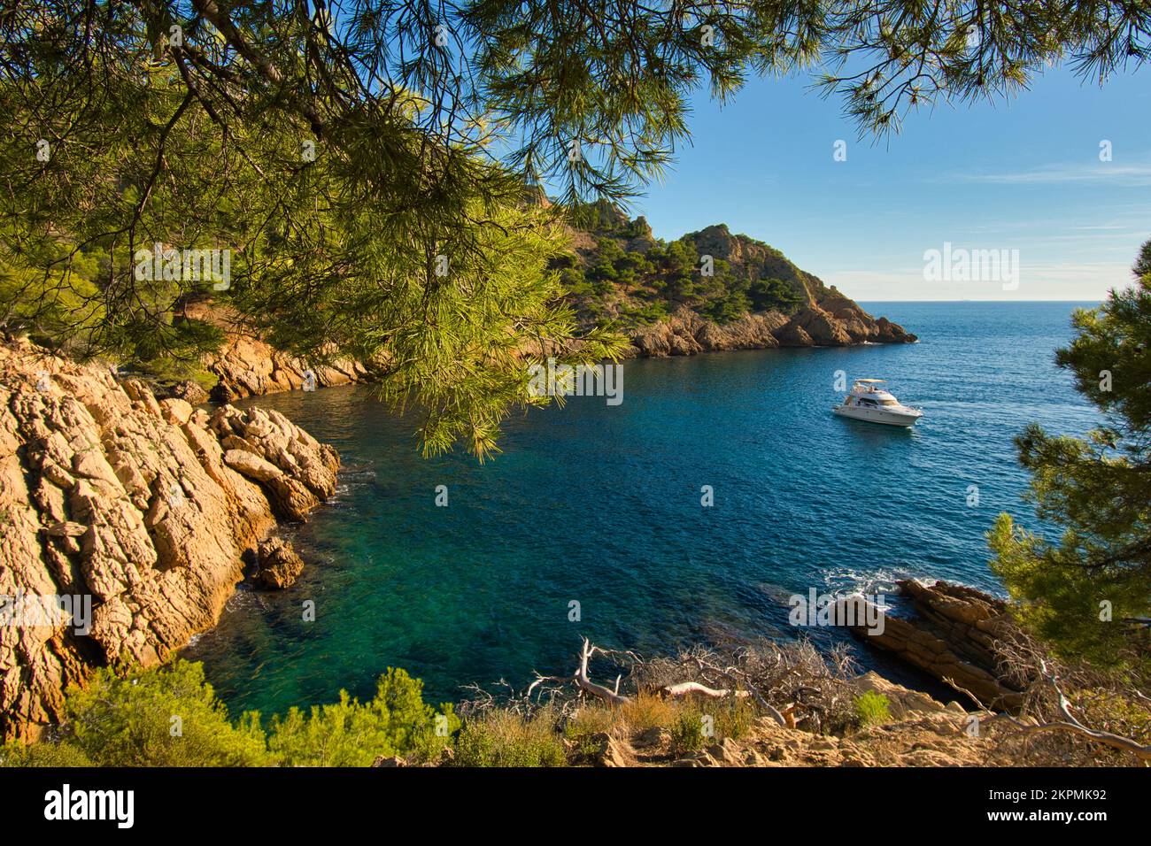 Calanque Mejean in the south of france Stock Photo - Alamy