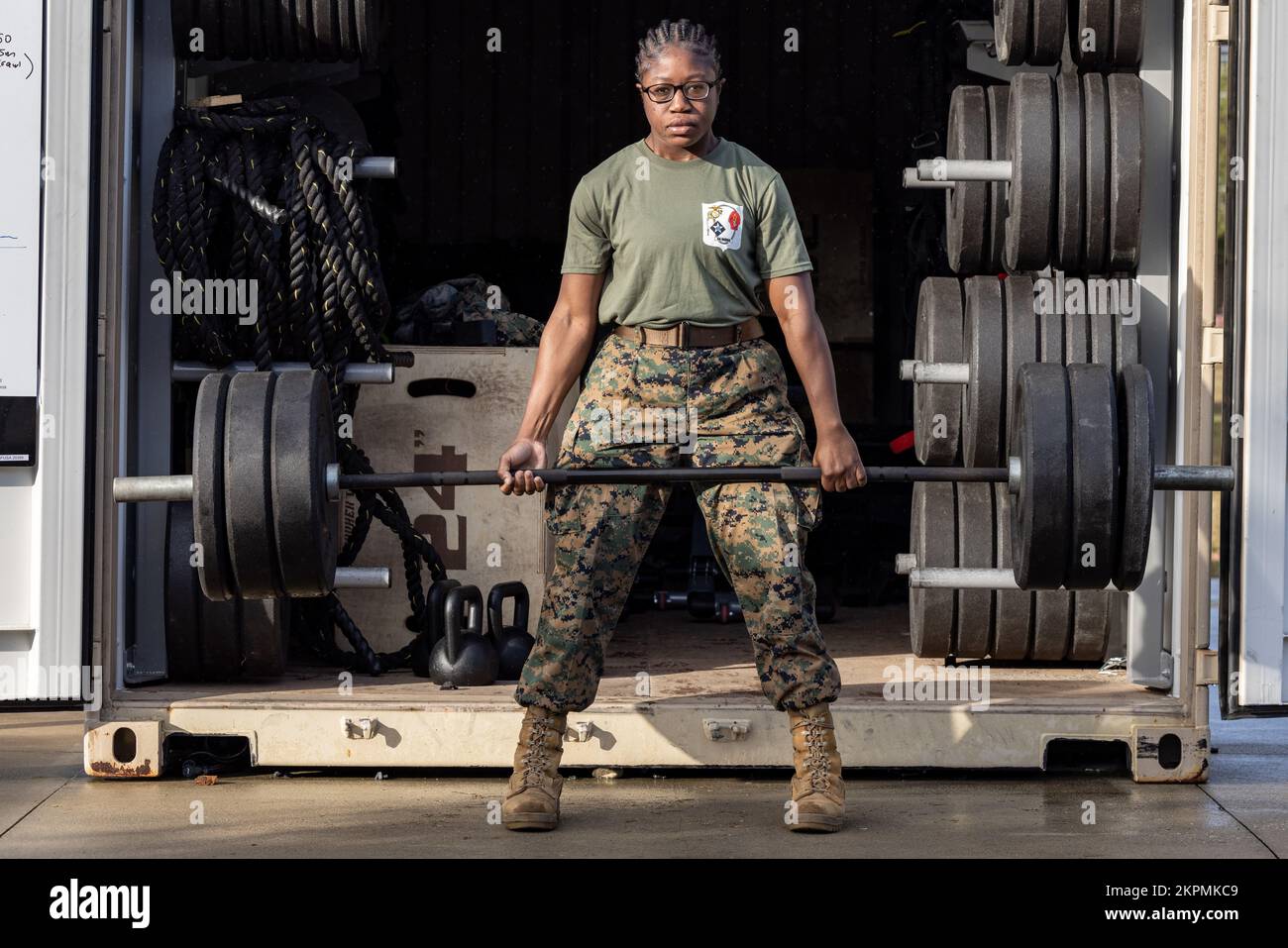 U.S. Marine Corps Cpl. Rebecca Sloboh, an infantryman with 6th Marine ...