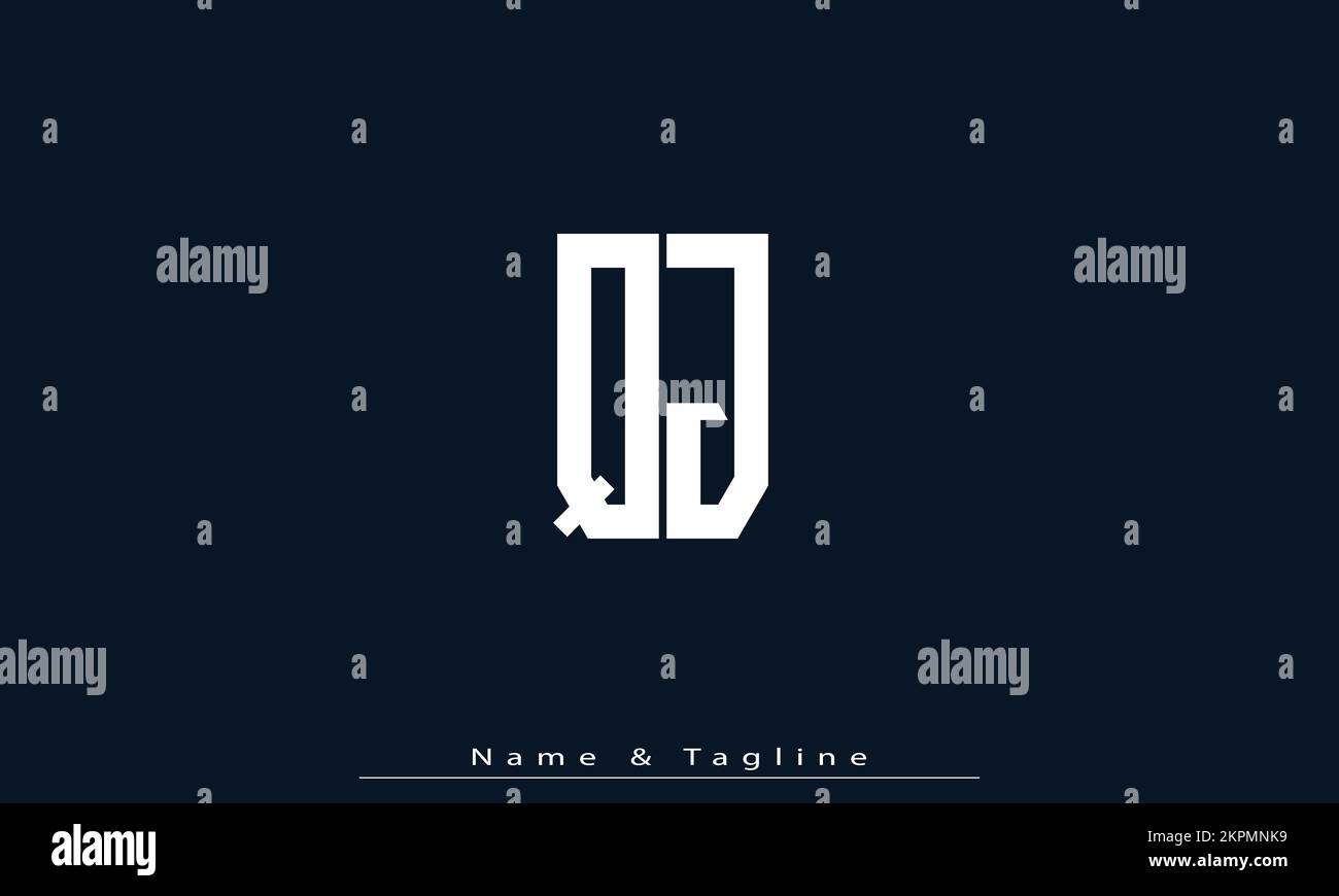 Alphabet letters Initials Monogram logo QJ , JQ Stock Vector Image ...