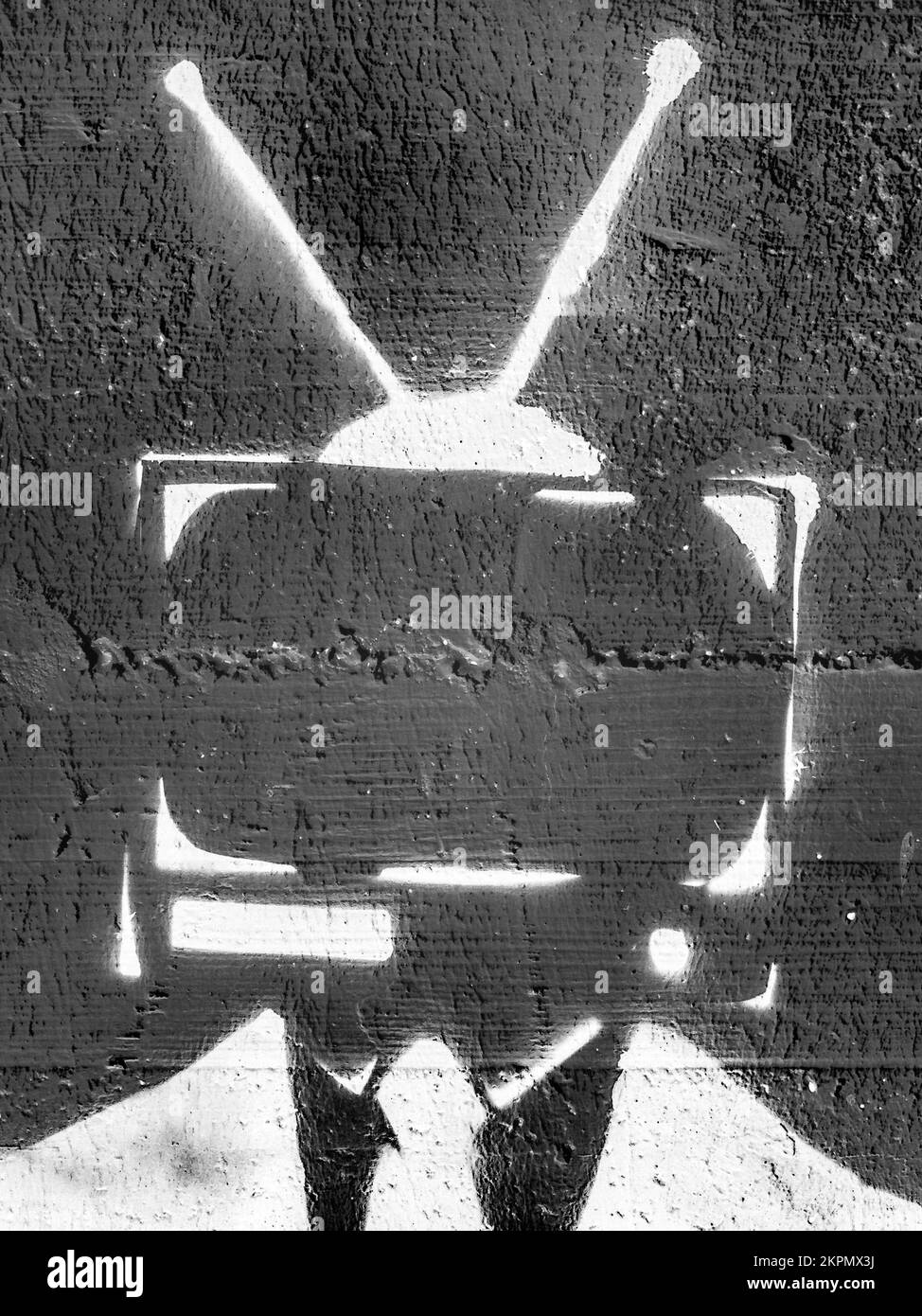 Retro television eye symbol hi-res stock photography and images - Alamy