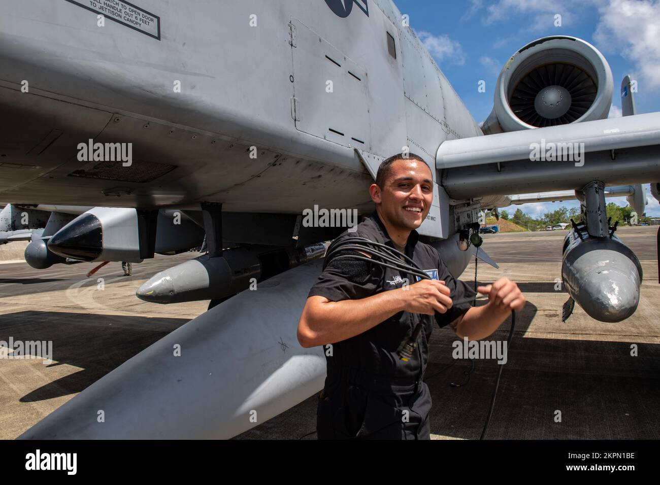 U.S. Air Force Senior Airman Favian Trujillo, 74th Fighter Generation ...
