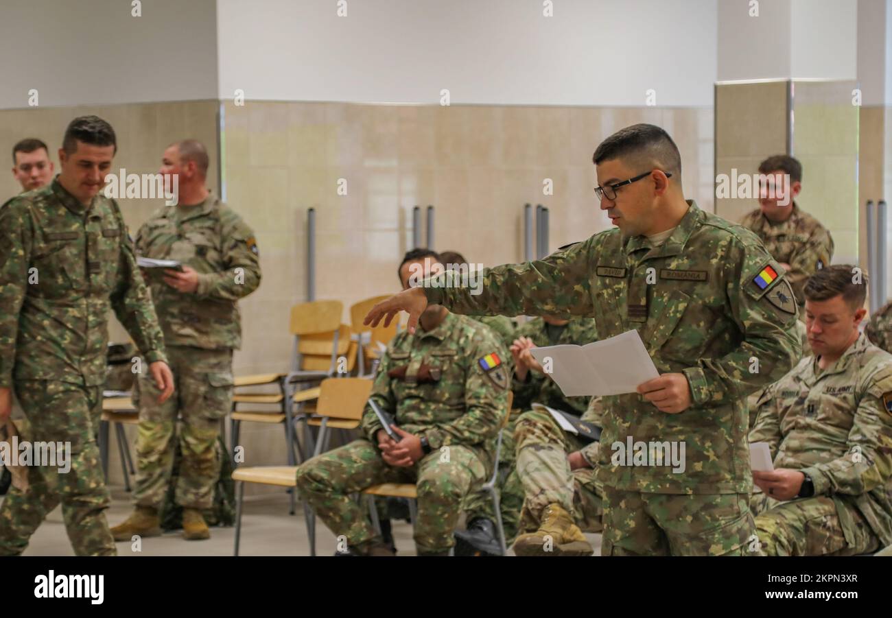 Romanian Capt. Rares David, operations officer for The Sky Guardians ...