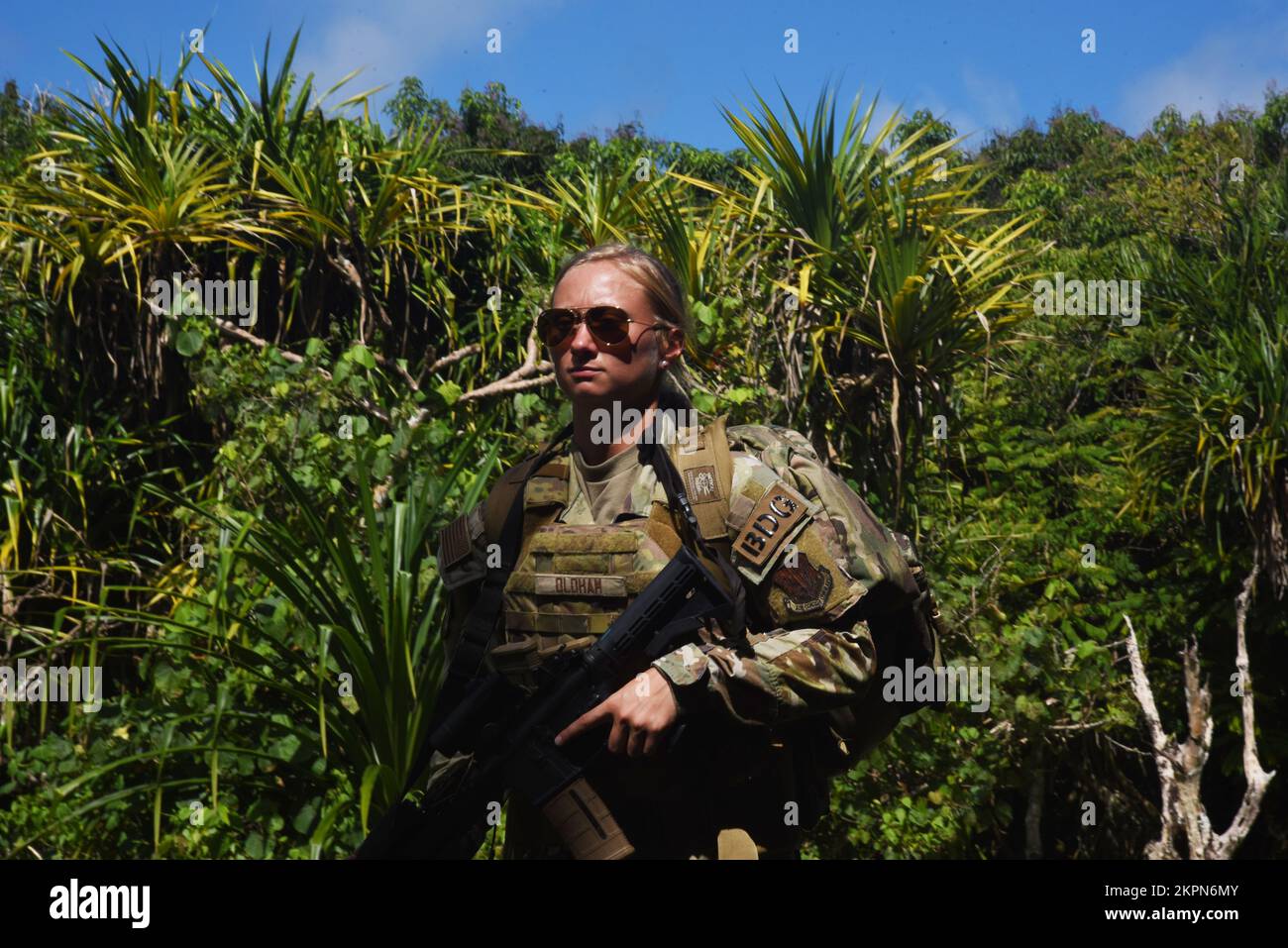 U.S. Air Force Airman 1st Class Megan Oldham, 822nd Base Defense ...