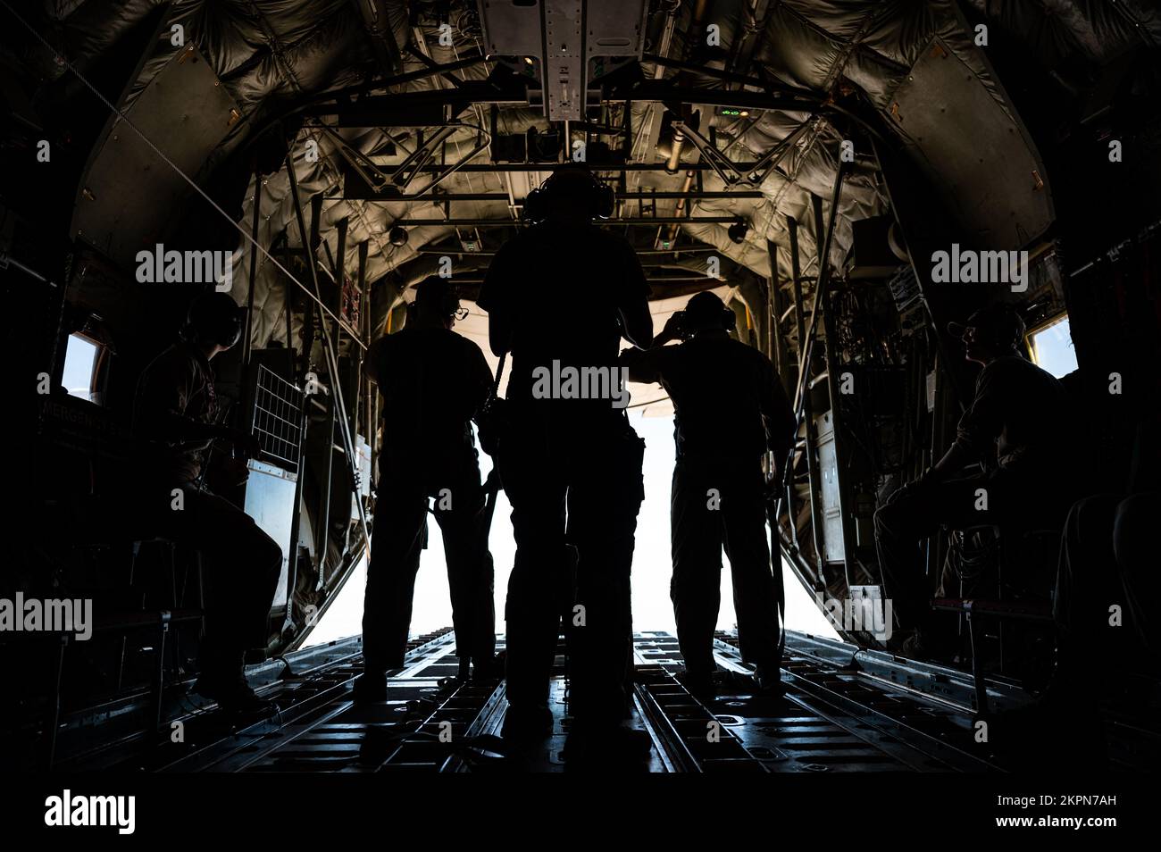 U.S. Marines assigned to the Marine Aerial Refueler Transport Squadron ...