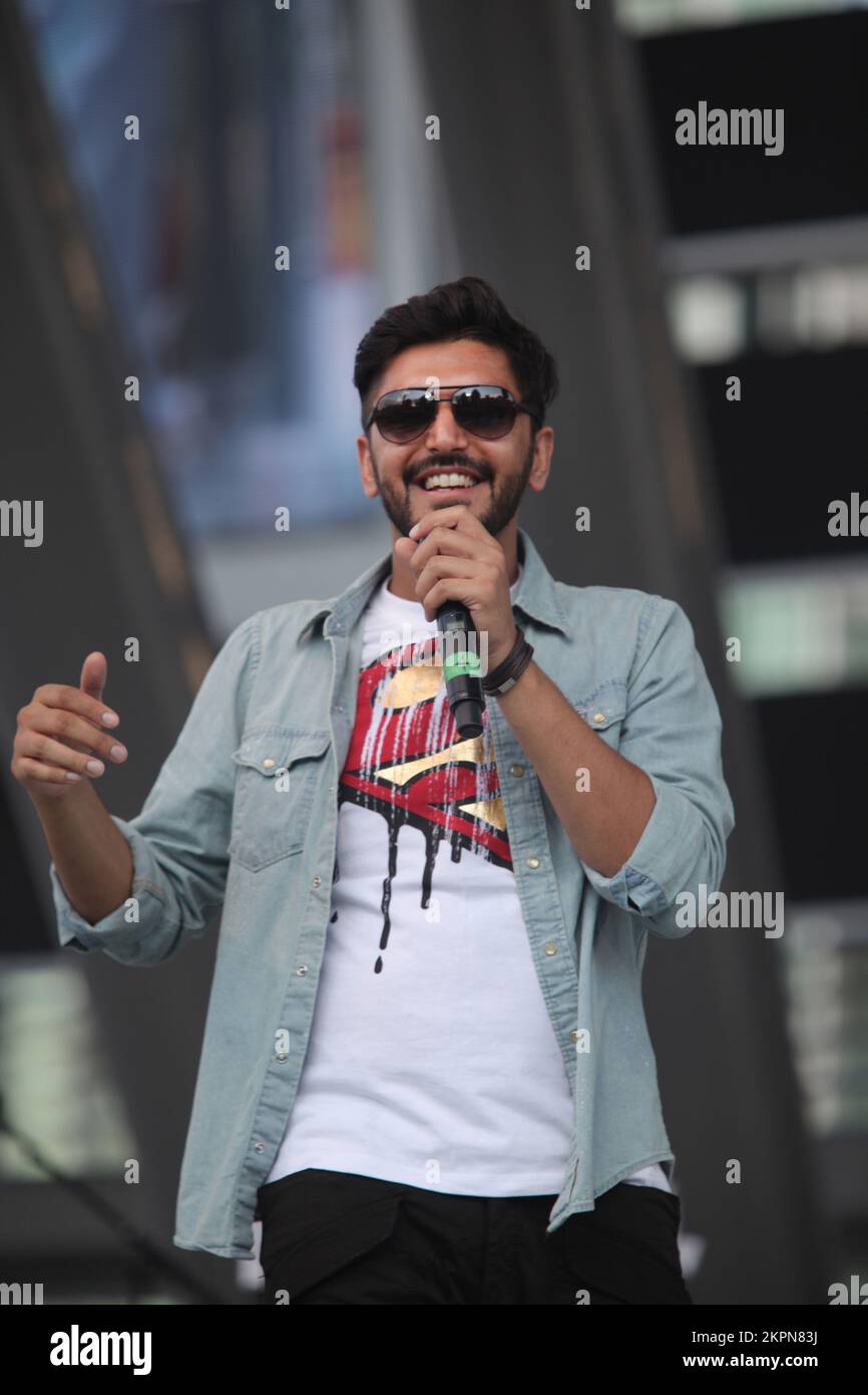 August 2013, Mississauga, Ontario, Canada. --- Lead singer Sups of the ...