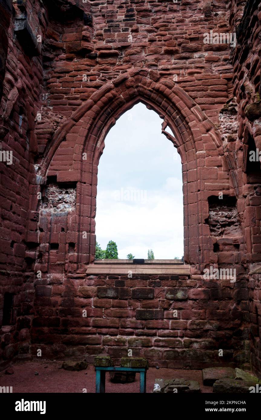 Ruins of medieval St. John's Church in Chester, England Stock Photo - Alamy