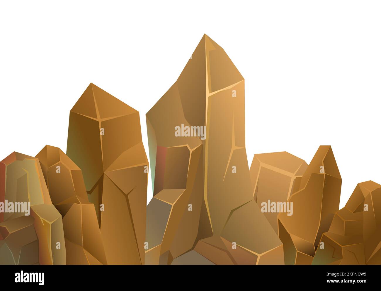 Rocks cliffs stone. Landscape mountainous. Natural land desert ...