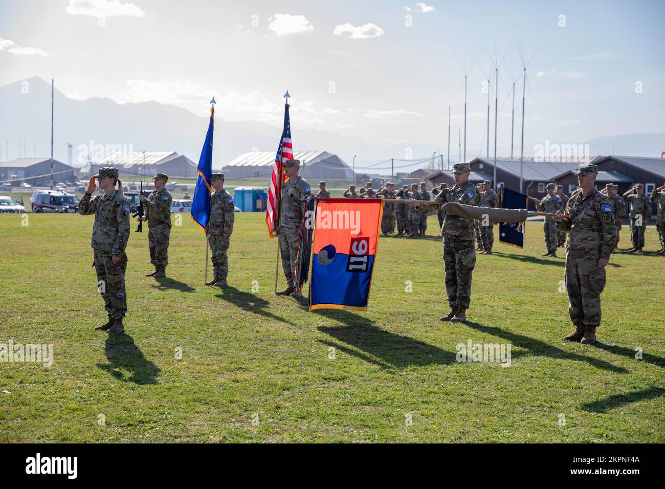 Kosovo Force transferred authority between outgoing Regional Command ...