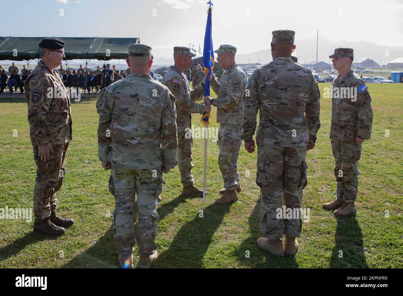 Kosovo Force transferred authority between outgoing Regional Command ...