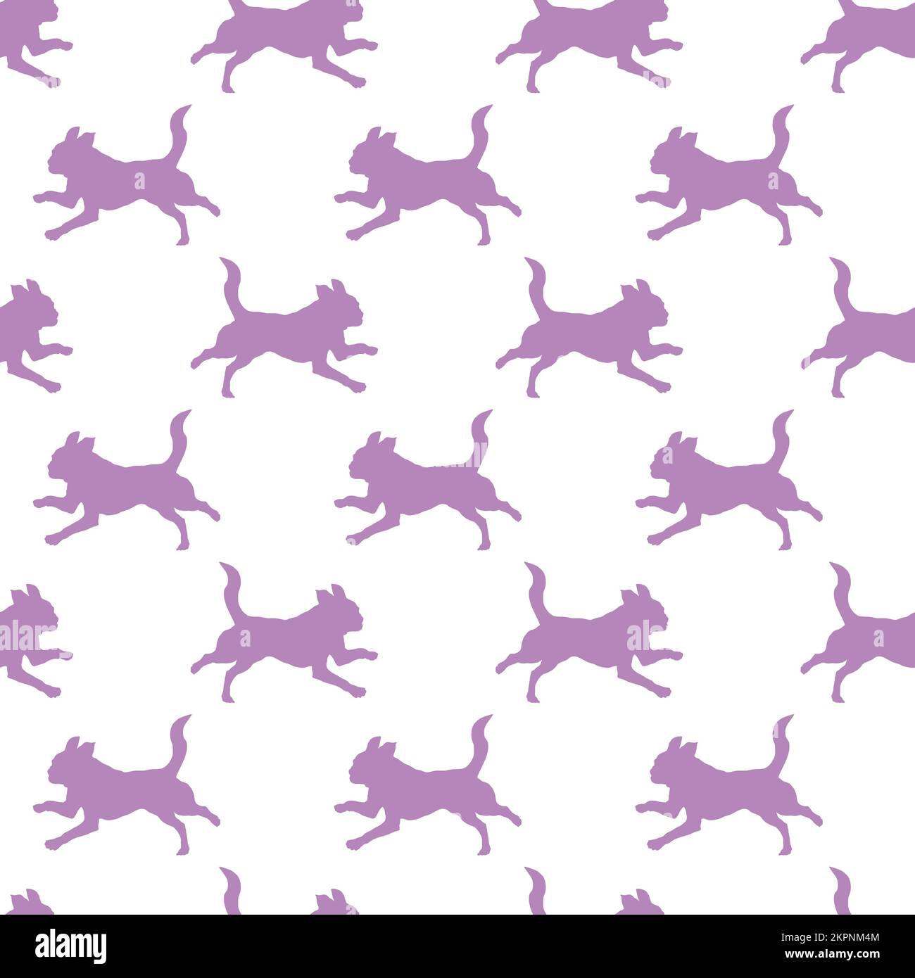 Seamless pattern. Running petit brabancon puppy isolated on white ...