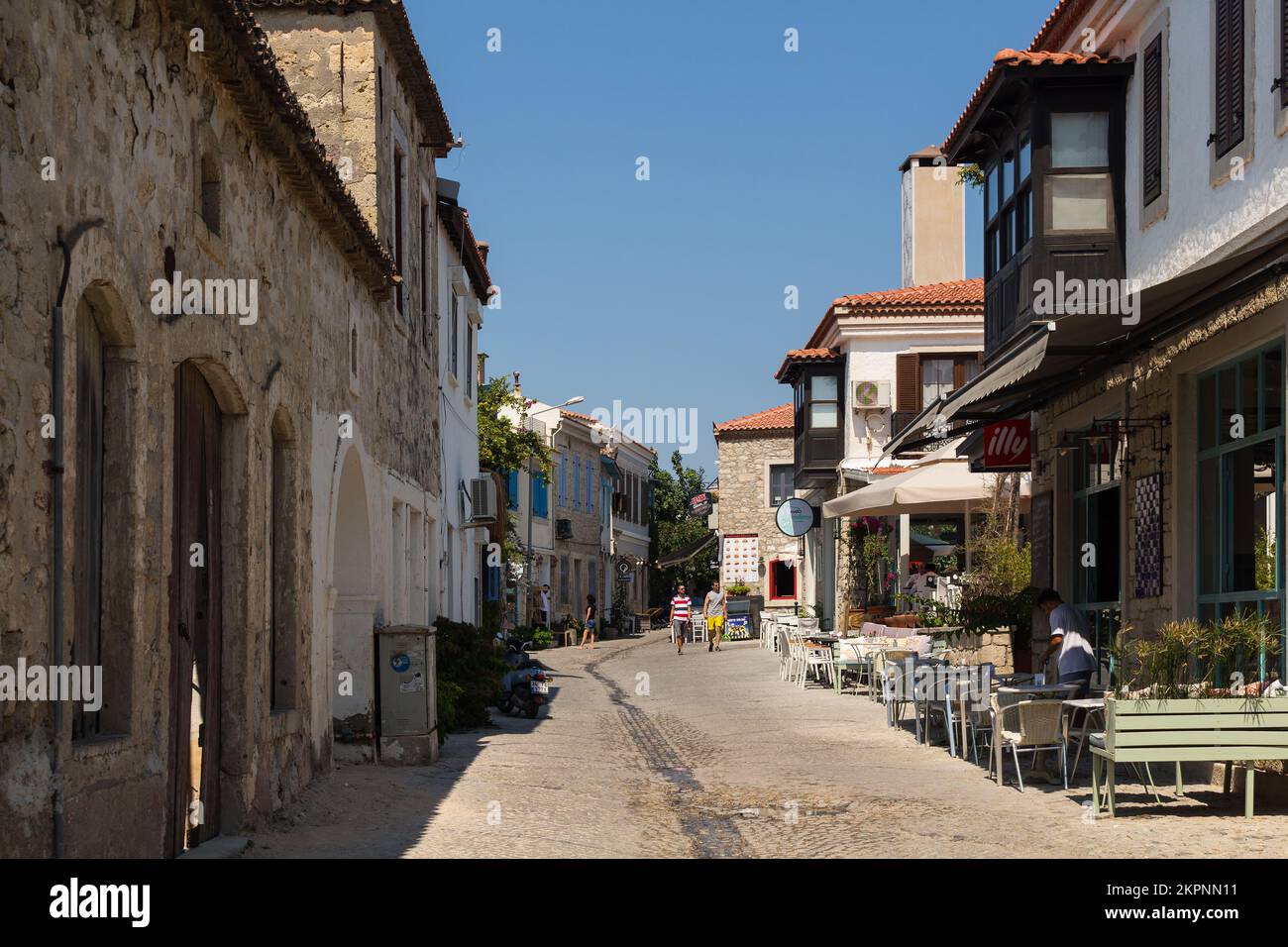 Alacati old town hi-res stock photography and images - Alamy