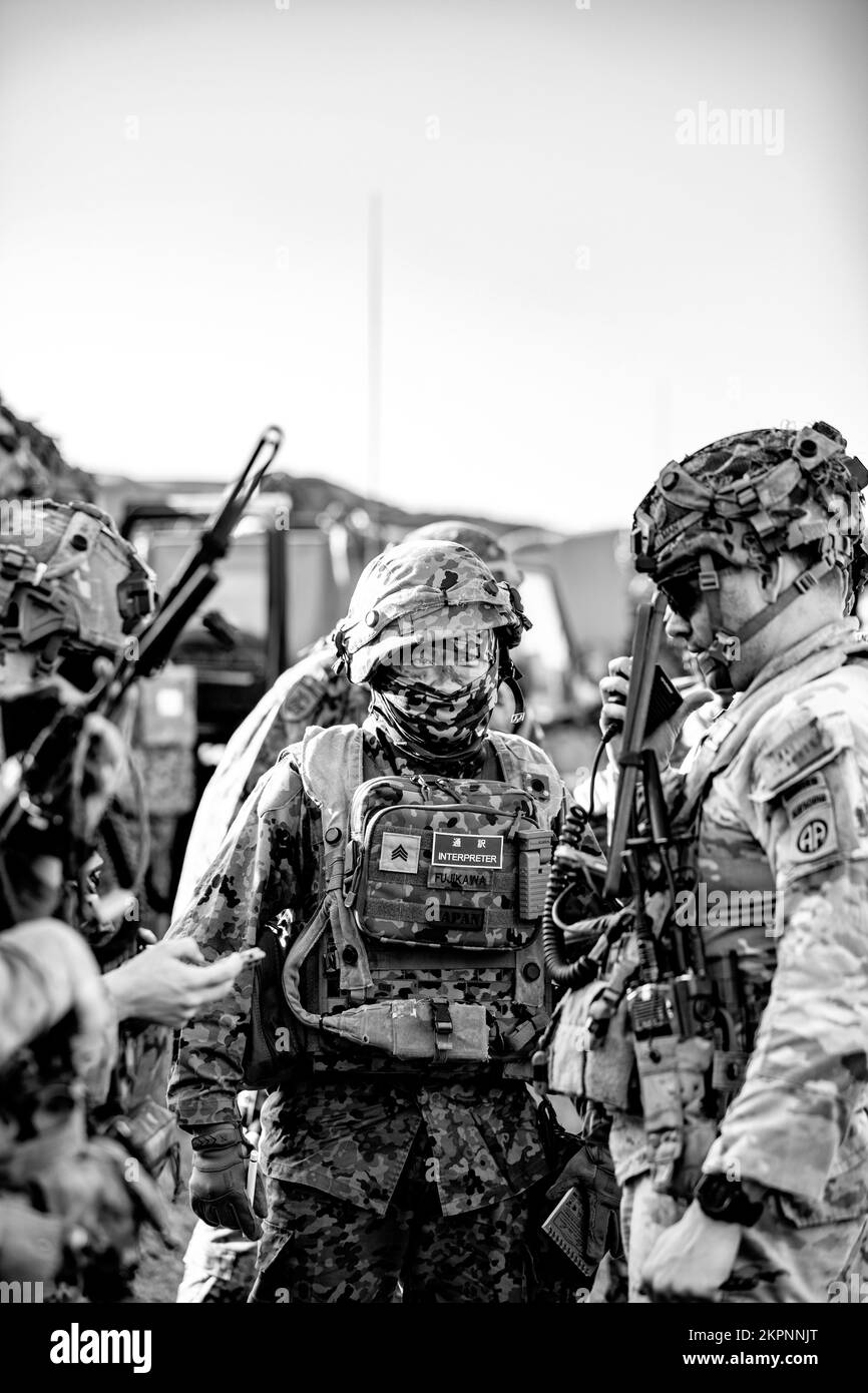 Paratroopers assigned to the 1st Brigade Combat Team, 82nd Airborne ...