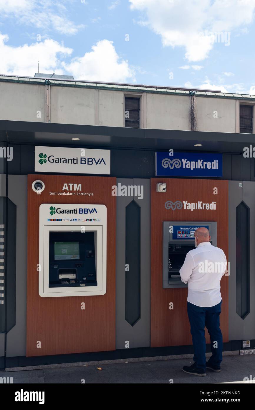 Turkish bank atm hi-res stock photography and images - Alamy